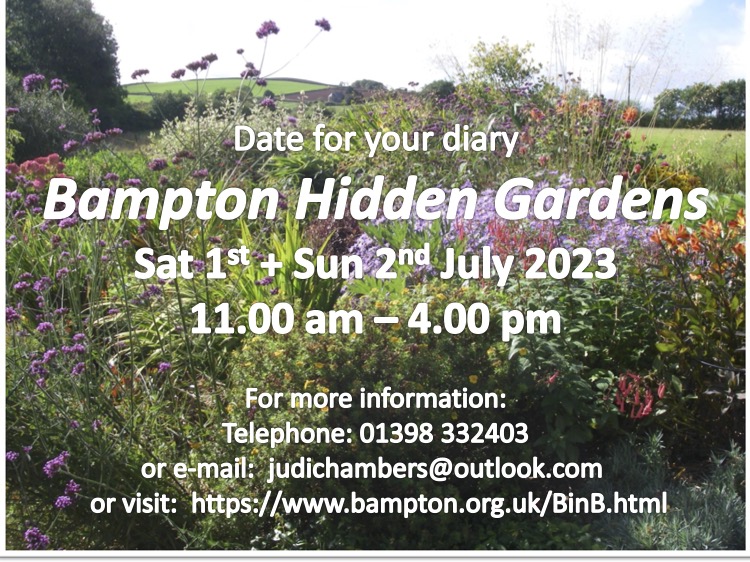 Bampton Hidden Gardens – The Hardy Plant Society Somerset Group