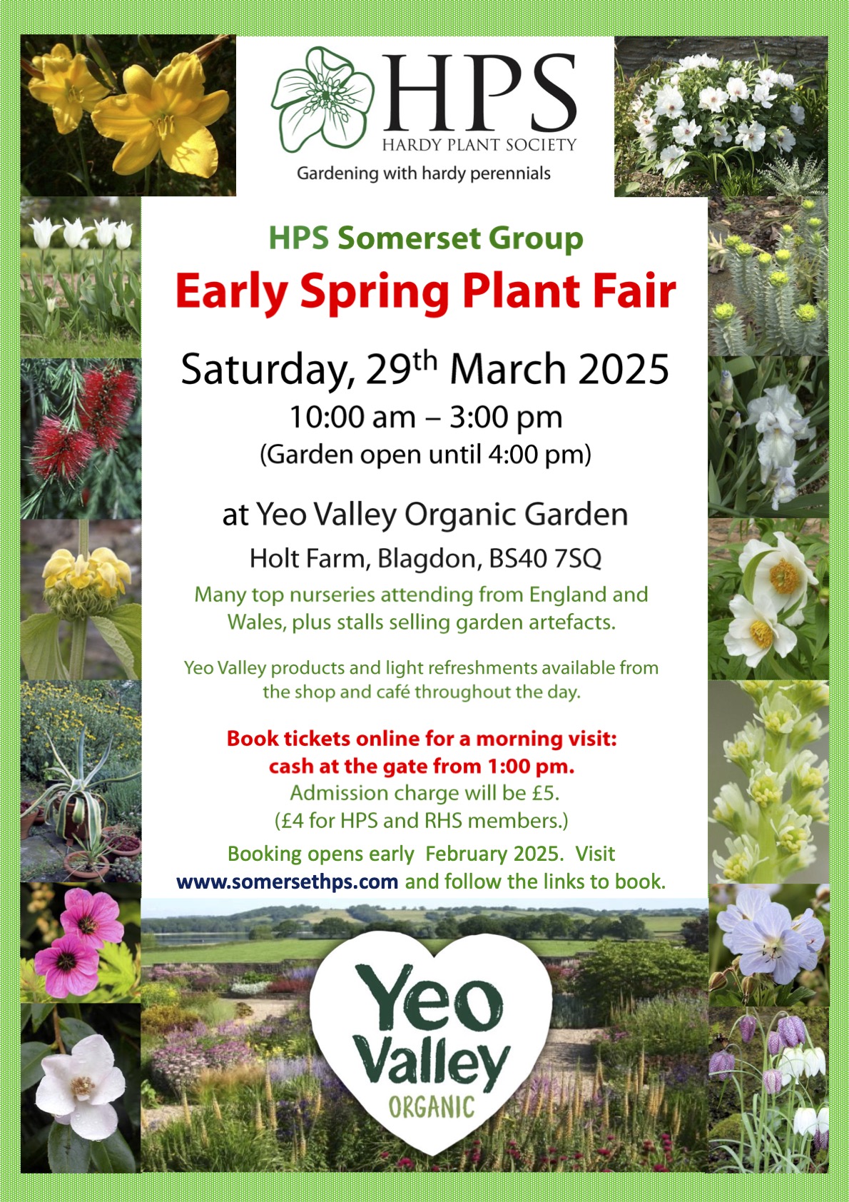 Plant Fair – 29th March 2025 – The Hardy Plant Society Somerset Group