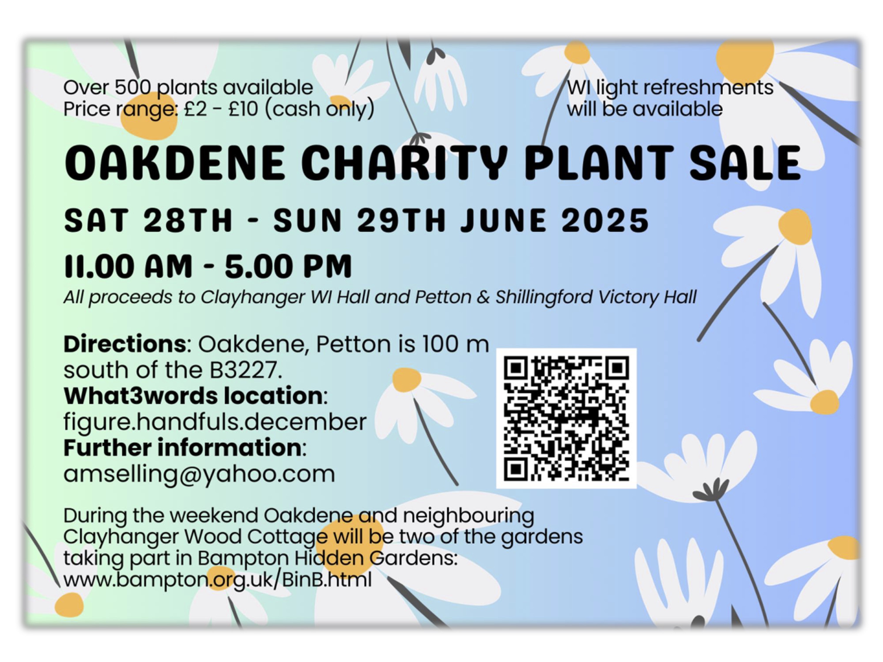 Oakdene Charity Plant Sale – The Hardy Plant Society Somerset Group